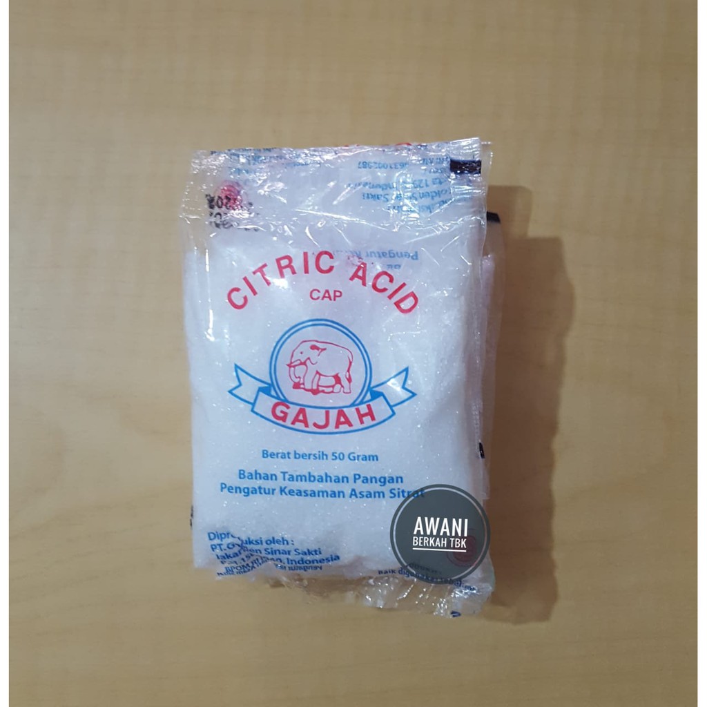 Jual Citrid Acid / Citrun Cap gajah 50gr | Shopee Indonesia