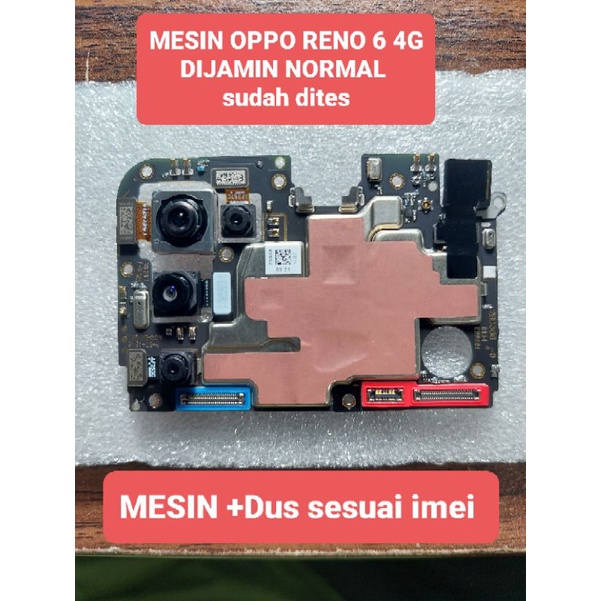 Jual MESIN OPPO RENO 6 4G Ram 8+5/128 Dijamin Normal sudah dites ...