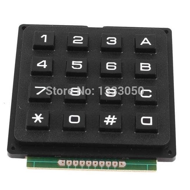 Jual Stamp Keyboard 4x4 Matrix Keypad Module Key Switch Push Button ...