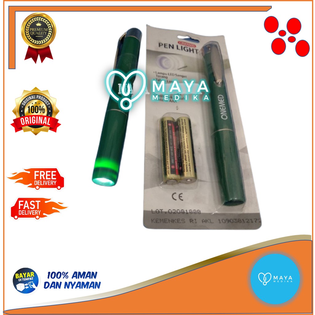 Jual Penlight Biasa / One Med / putih | Shopee Indonesia