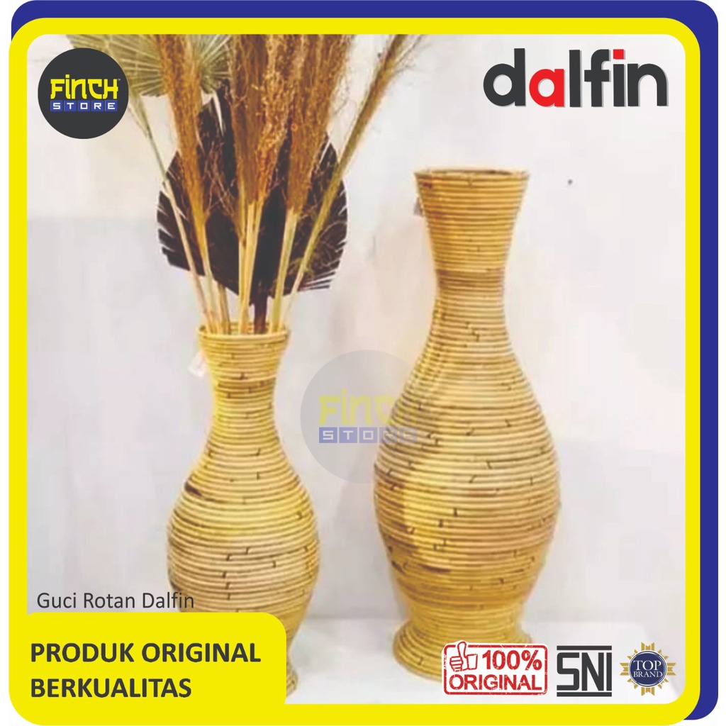 Jual GUCI ROTAN / VAS BUNGA ROTAN DALFIN | Shopee Indonesia