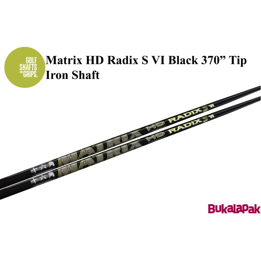 Jual Golf Shaft MATRIX HD RADIX S VI Black 370 TIP | Shopee Indonesia