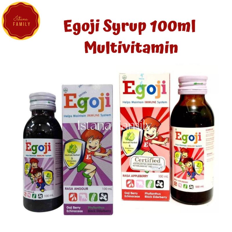 Jual Egoji Syrup 50ml 100ml Multivitamin | Shopee Indonesia