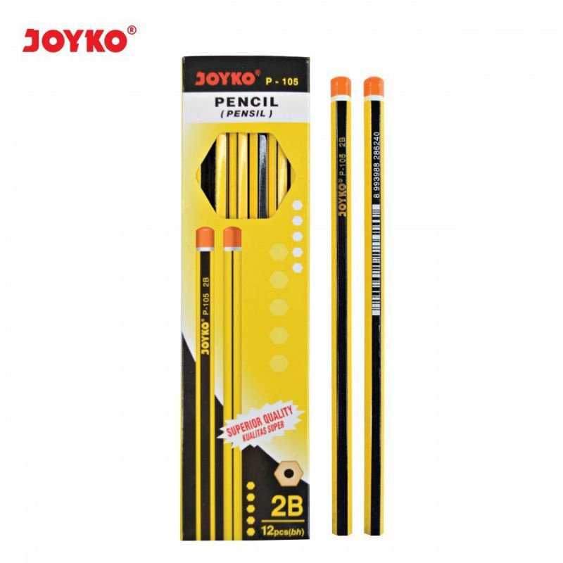 Jual Pensil 2b Joyko P 105 1pak 12pcs Shopee Indonesia