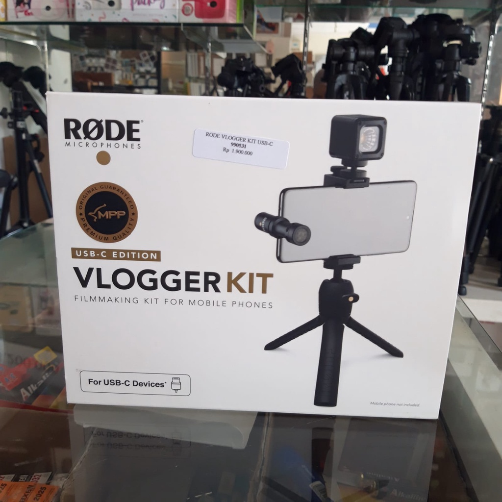 Jual Rode Vlogger Kit USB C Edition Filmmaking Kit with USB TYPE C ...