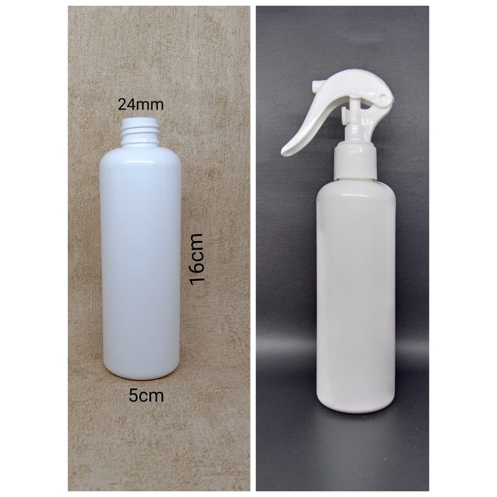 Jual Botol Plastik PET Putih,Traiger Spray Ukuran 250ml Harga Untuk Pembelian/Pcs | Shopee Indonesia