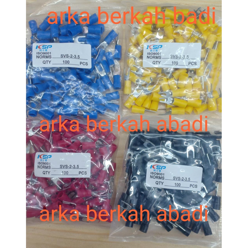 Jual Skun Isolasi Warna tipe Y SVS 2 untuk kabel 1.25-2.5mm KSP 100pcs | Shopee Indonesia
