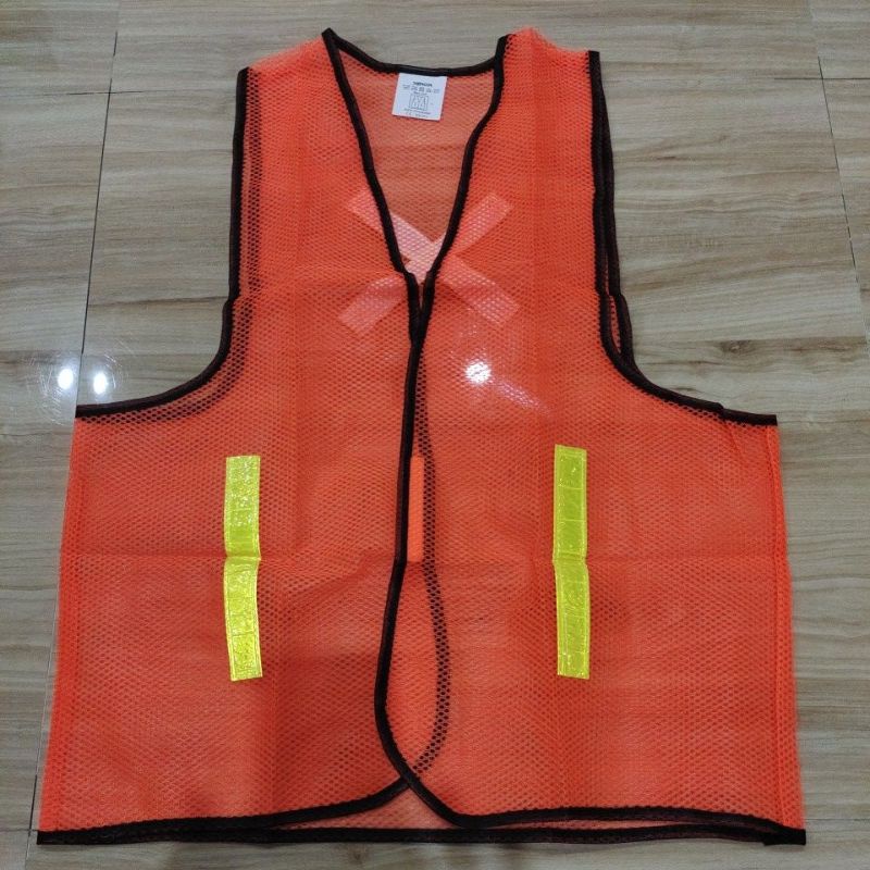 Jual rompi jaring orange / rompi orange jaring | Shopee Indonesia
