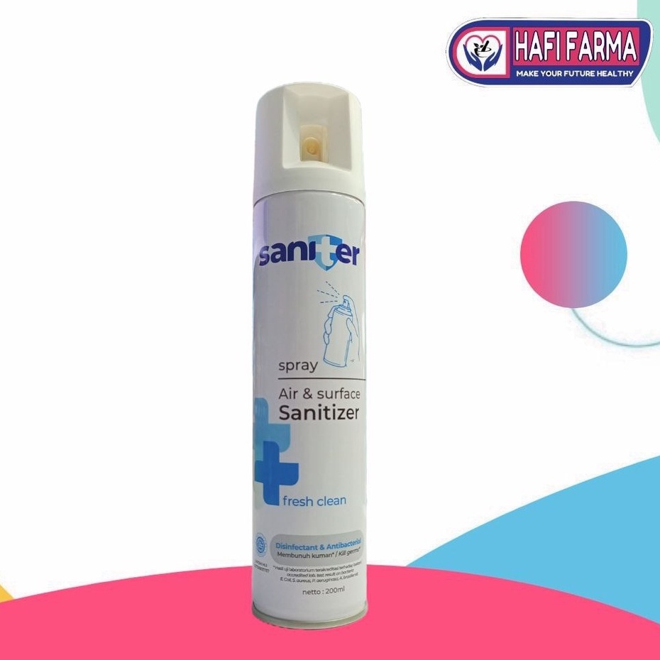Jual SANITER SPRAY FRESH CLEAN 200ML | Shopee Indonesia