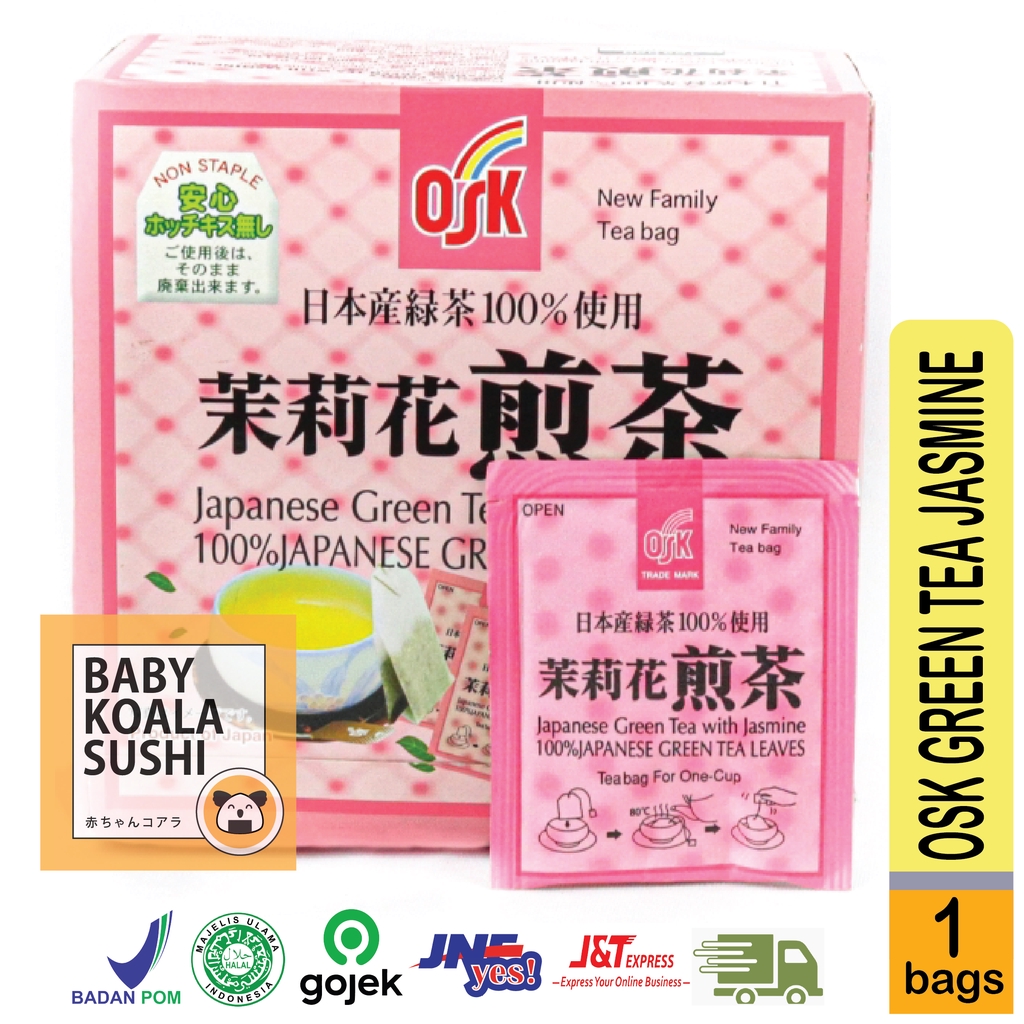 Jual OSK Teh Hijau Jepang Green Tea Sachet 2 g Halal │ Greentea Import Jepang | Shopee Indonesia