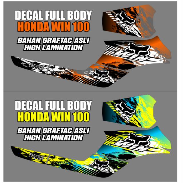 Jual DECAL HONDA WIN STRIPING HONDA WIN STICKER HONDA WIN 100 | Shopee ...