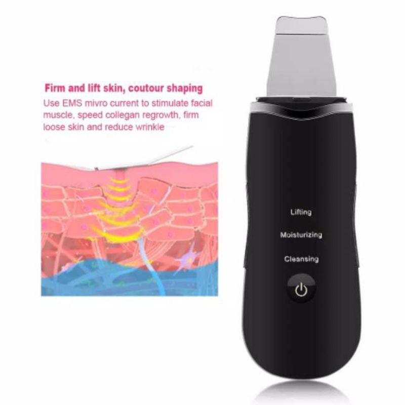 Jual Portable Ultrasound Ultrasonic Skin Scrubber ion | Shopee Indonesia