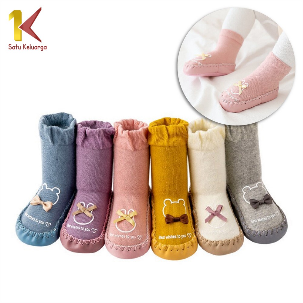 Jual Satu Keluarga Kaos Kaki Bayi P93 Prewalker Motif Lucu Anti Slip ...