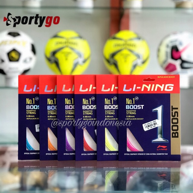 Jual Senar Badminton Lining No 1 Boost ORIGINAL LI NING STRING | LI ...