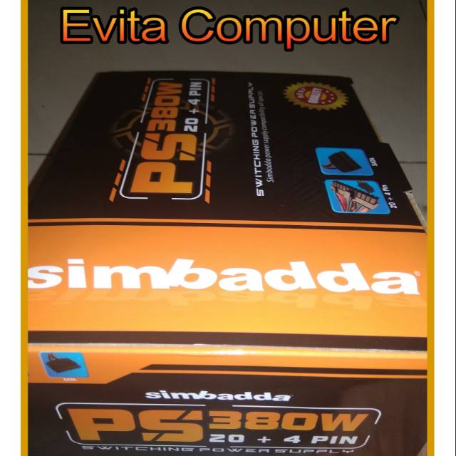 Jual Power Supply / Power Suplay Simbadda Box 380 Watt Garansi Resmi | Shopee Indonesia