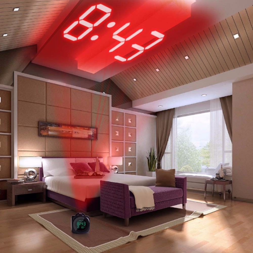 Jual Jam Alarm Digital dengan Fungsi Suara Berbicara + Proyeksi LED ...