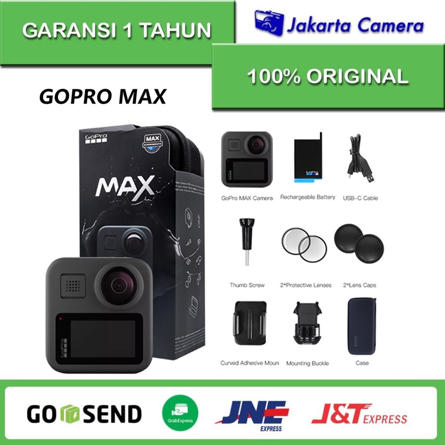 Jual Gopro Hero Max 360 Camera Action Cam Sportcam | Shopee Indonesia