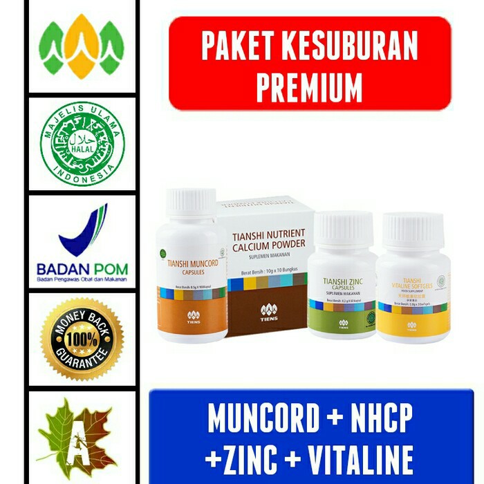 Jual Paket Promil Istri Tiens ORIGINAL (Zinc NHCP Vitaline dan Muncord ...