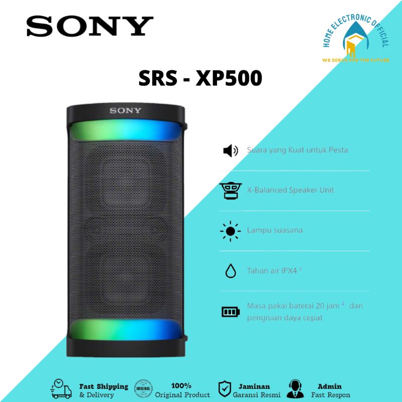 Jual SONY SRS XP500 Speaker Portable Wireless SRS-XP500 | Shopee Indonesia