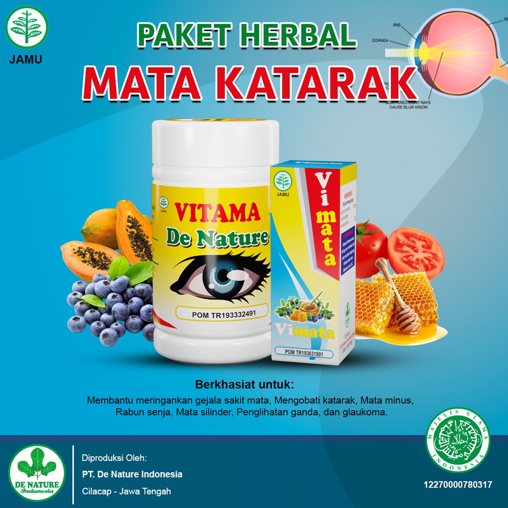 Jual BPOM RI Vitama Denature, Obat Mata Silinder Mata Minus, Obat ...