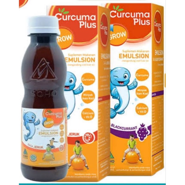 Jual Curcuma Plus Grow Emulsion 200 ml, 400 ml | Shopee Indonesia