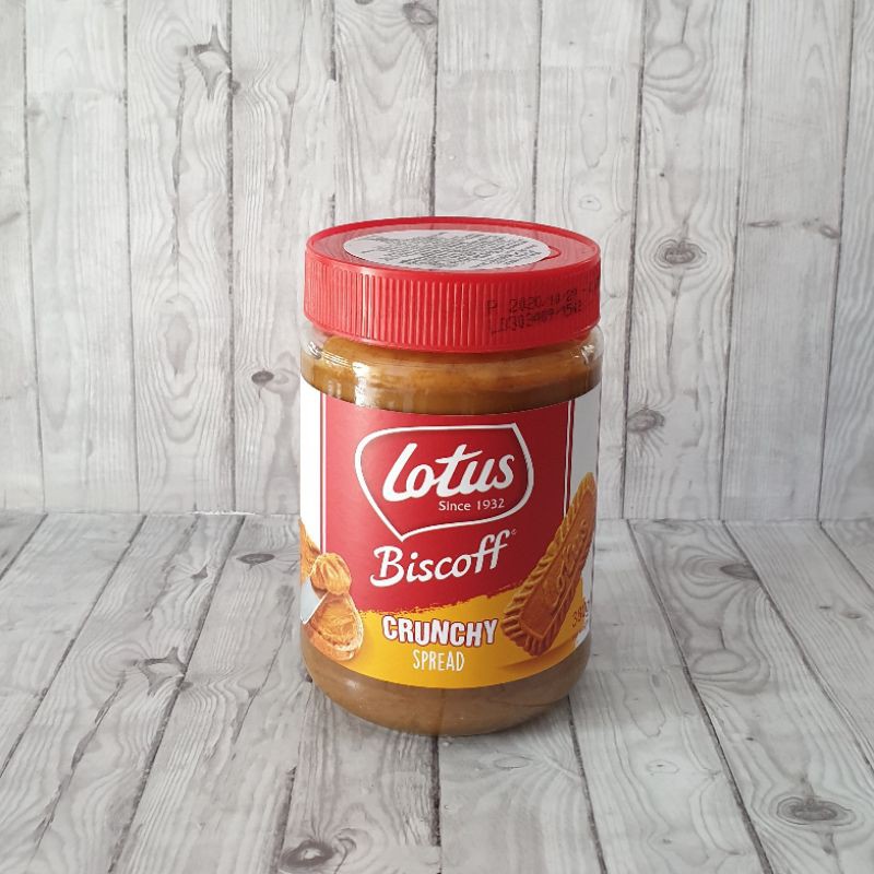 Jual Lotus Biscoff Crunchy Spread 380 gram / Selai Lotus Crunchy ...