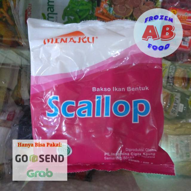 Jual MINAKU Scallop 500 gram Bakso Ikan Bentuk Scallop 500gram MINAKU ...
