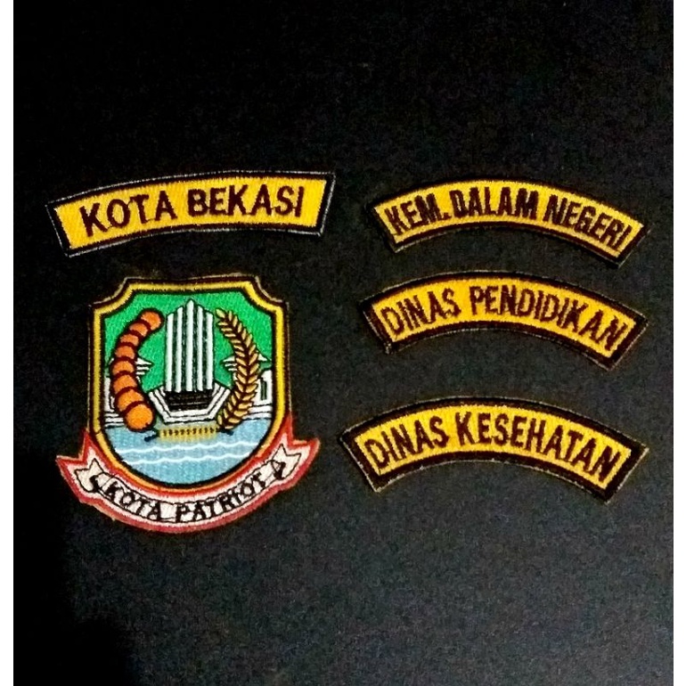 Jual Bet / badge Logo dan lokasi Bordir Seragam PDH Khaki PNS Pria atau ...