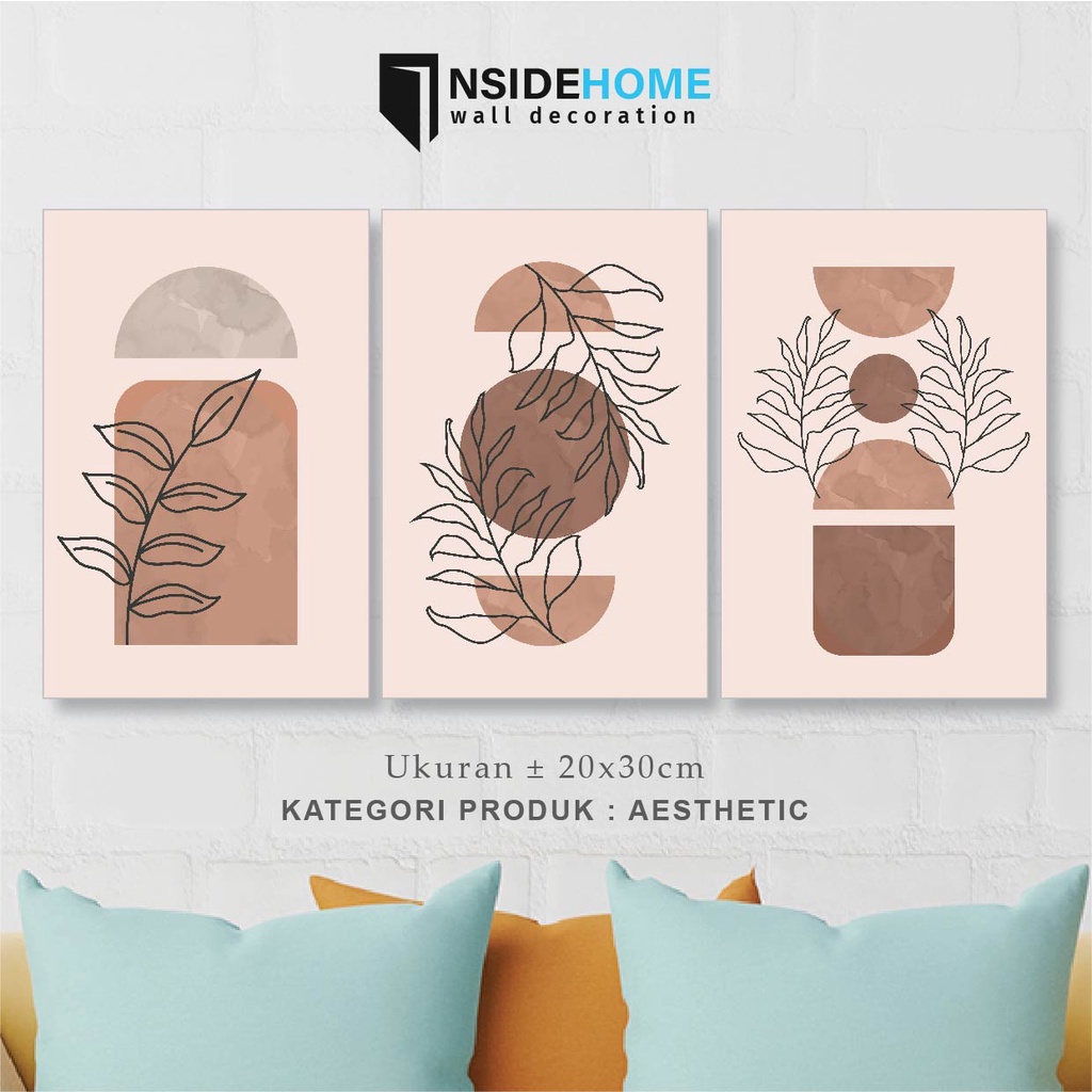 Jual Wall Decor Aesthetic Abstract Bohemian Pajangan Rumah Kamar Anak ...