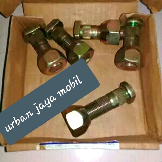 Jual Baut roda colt diesel canter engkel asli original ktb | Shopee ...