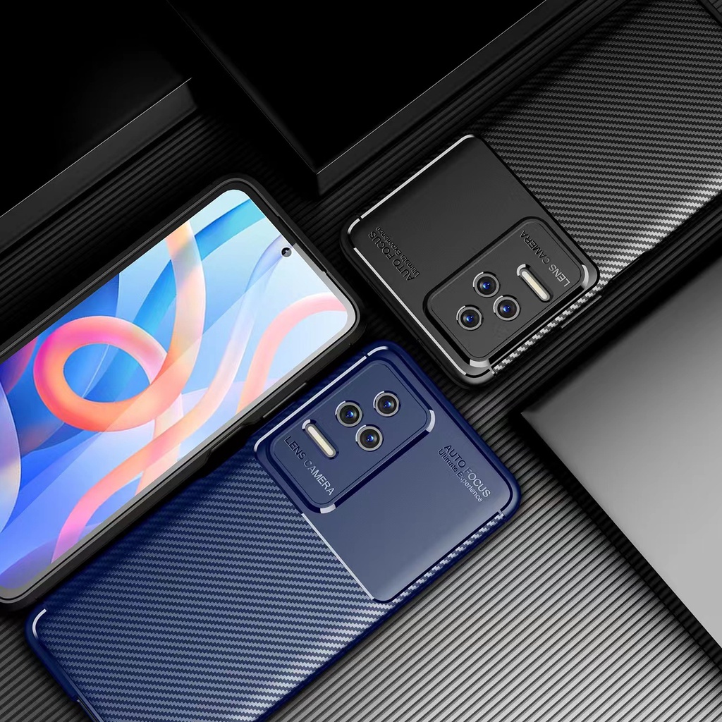 Jual Case POCO F4 Rugged Armor Silicone Carbon Soft Casing | Shopee ...