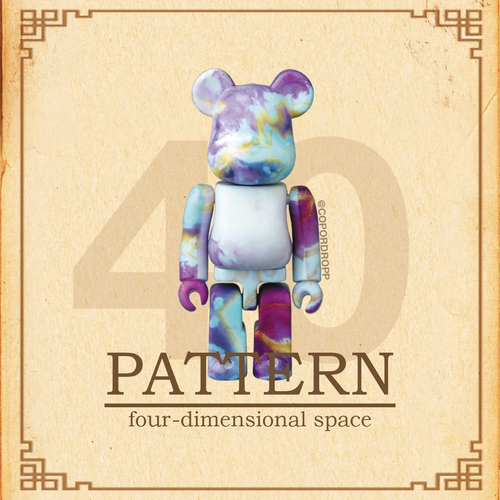Jual Bearbrick Series 40 "PATTERN (four-dimensional space)" - Medicom ...