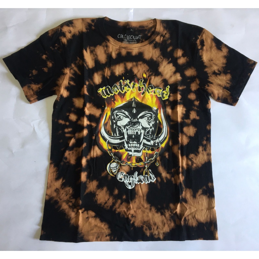 Jual T-shirt Vitage Botleg - MotorHead Tyedie2 | Shopee Indonesia