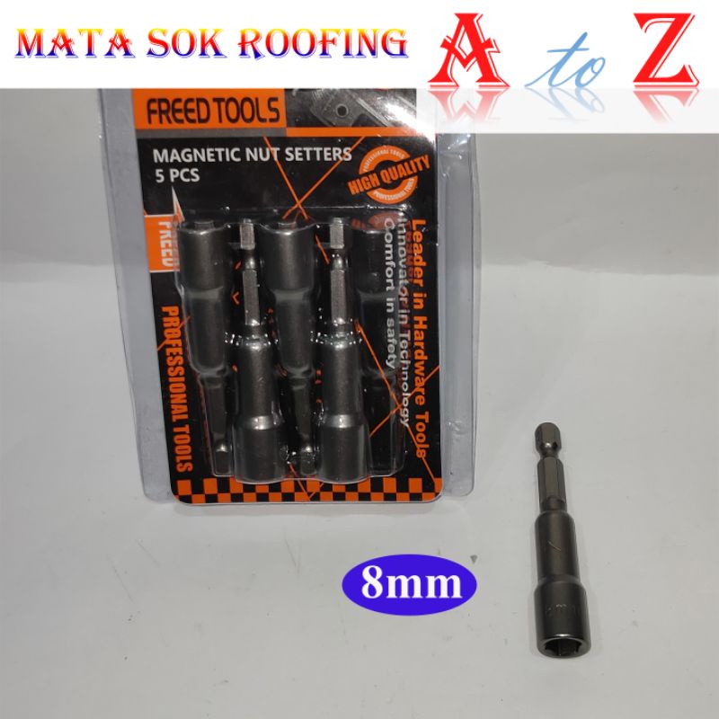 Jual mata sok drilling 8 mm/mata sock roofing 8mm/mata bor baut baja ...