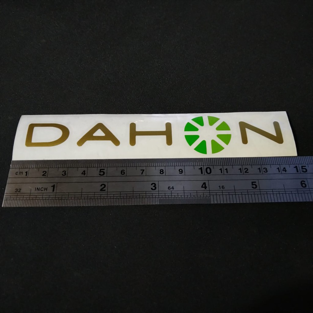 Jual Cutting Sticker Dahon Sepeda Lipat 14cm Goldbahan oracal | Shopee Indonesia