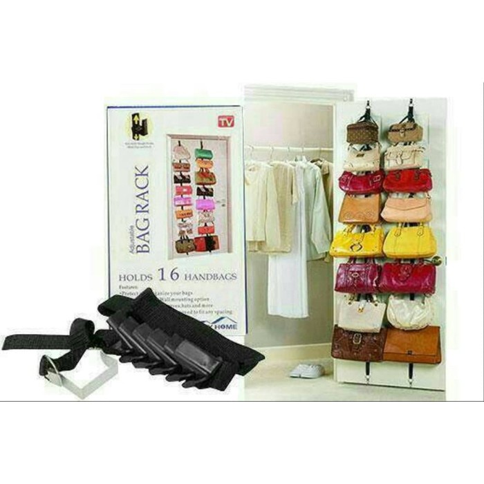 Jual TASTEMPAT- BAG RACK ORGANIZER OVER THE DOOR / RAK / TEMPAT ...