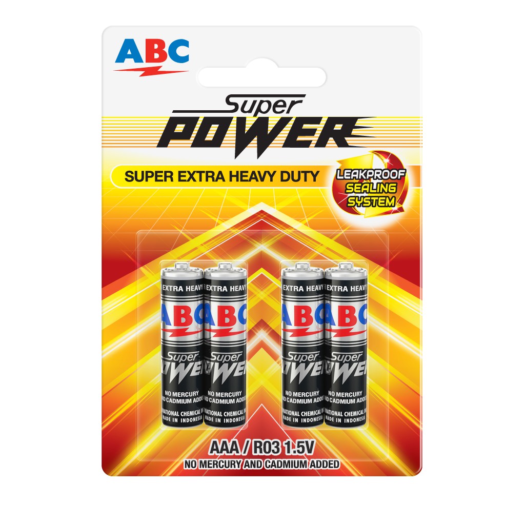 Jual ABC Baterai R03 (A3) SPW 4B | Shopee Indonesia