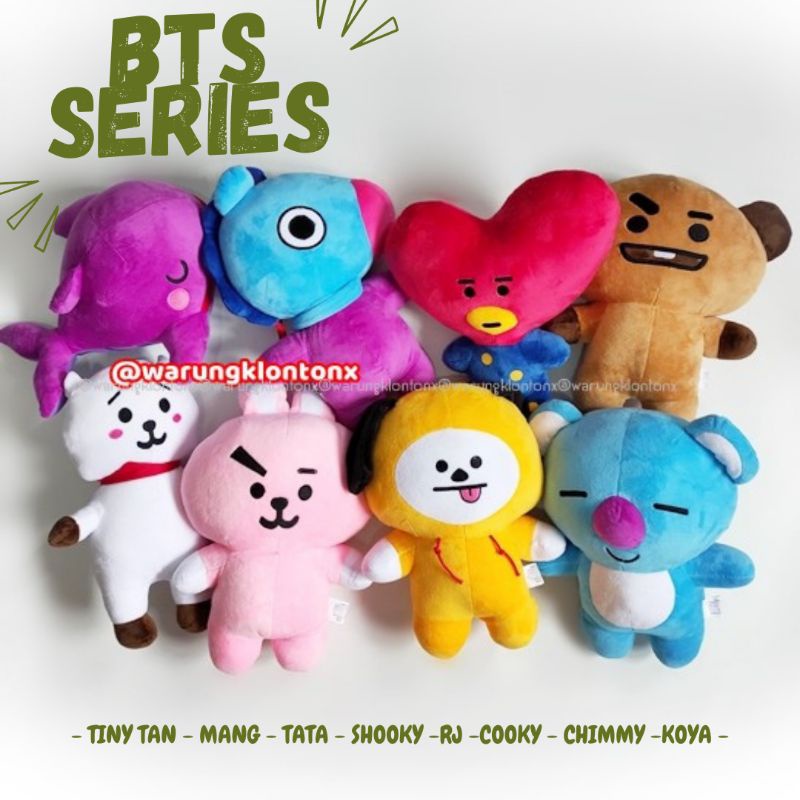 Jual Boneka BTS BT21 cooky chimmy tata rj mang koya tinytan | Shopee ...