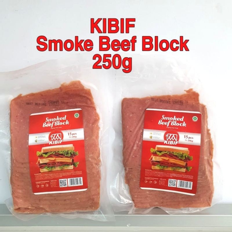 Jual SMOKE BEEF BLOCK KIBIF 250g | Shopee Indonesia