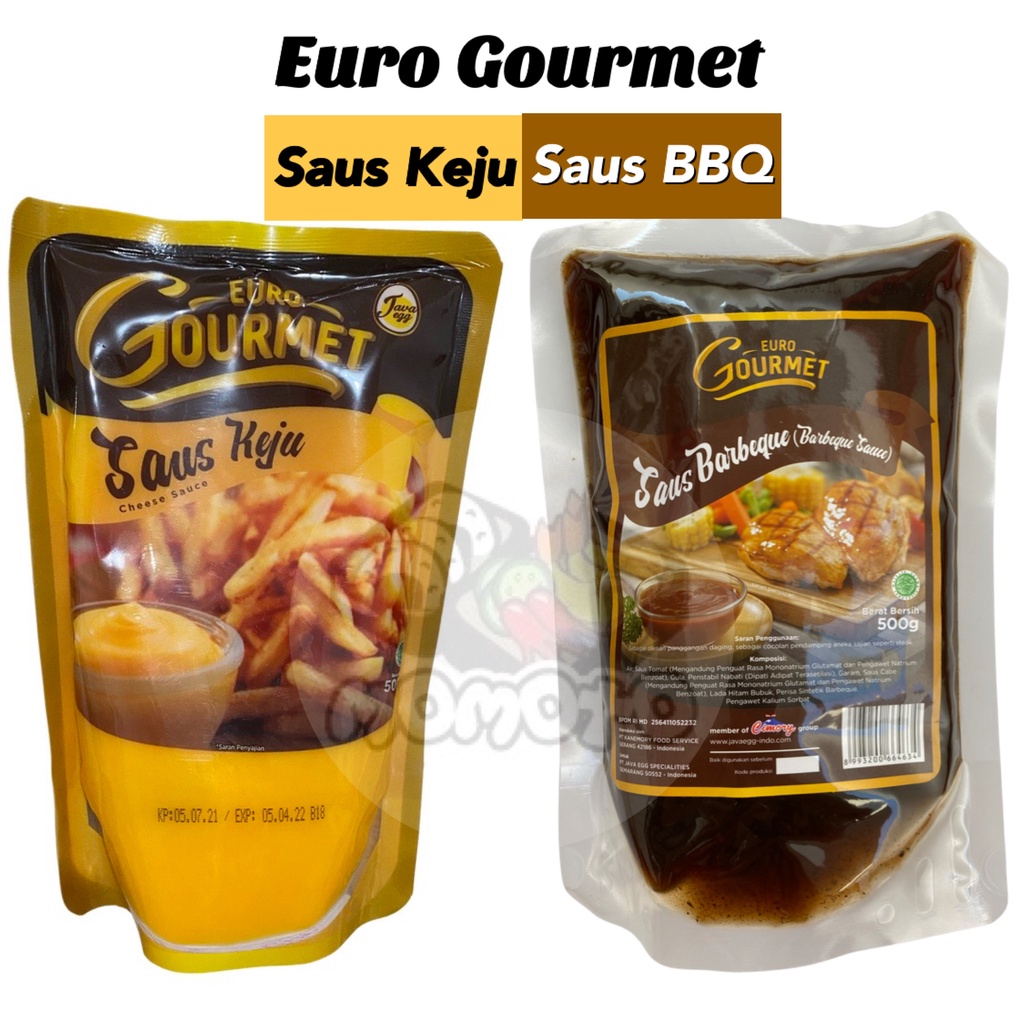 Jual Euro Gourmet Saus Keju Cheese Sauce / Saos BBQ Barbeque | Shopee ...