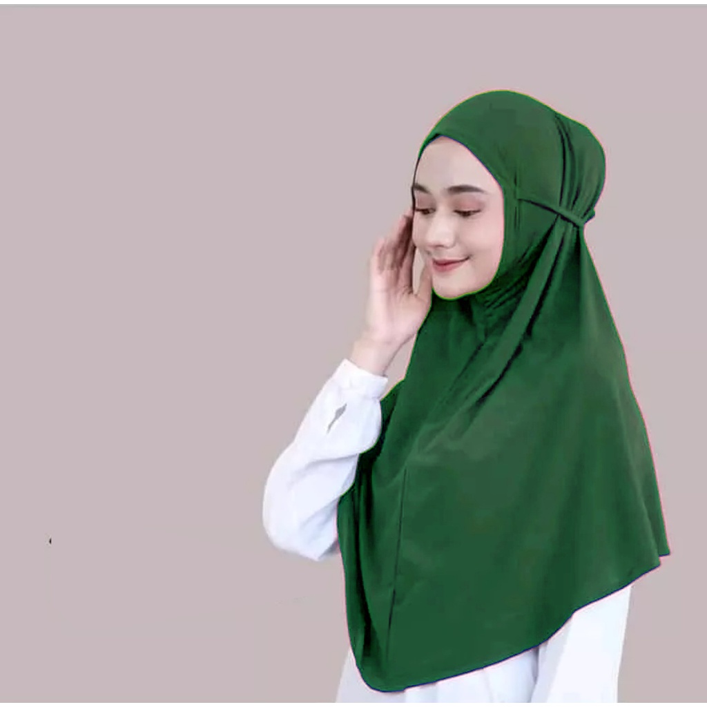 Jual JILBAB BERGO MARYAM WANITA JUMBO / HIJAB INSTAN / HIJAB WANITA MUSLIM HIJAU ARMY | Shopee ...