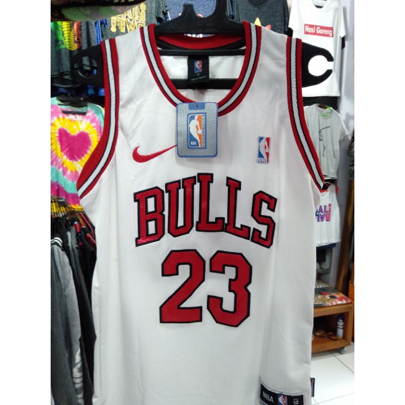 Jual jersey NBA jordan putih made in thailand impor | Shopee Indonesia