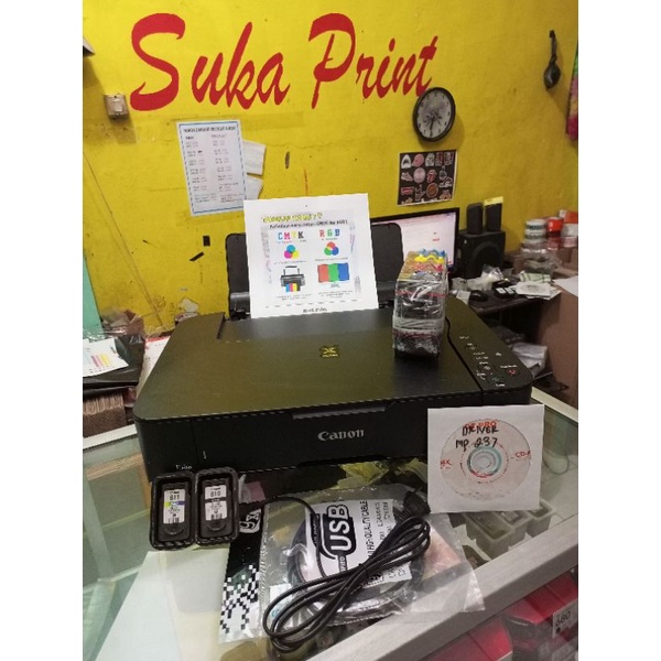 Jual Printer Canon Mp237 Second Siap Pakai + Infus, Print,Scan,Copy ...