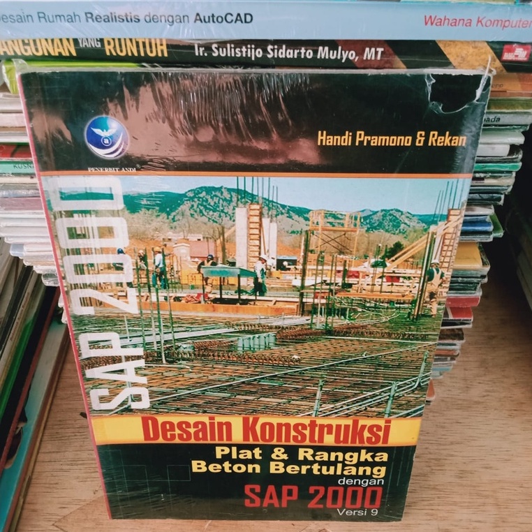 Jual BUKU DESAIN KONSTRUKSI PLAT & RANGKA BETON BETON BERTULANG DENGAN SAP 2000 VERSI 9 | Shopee ...