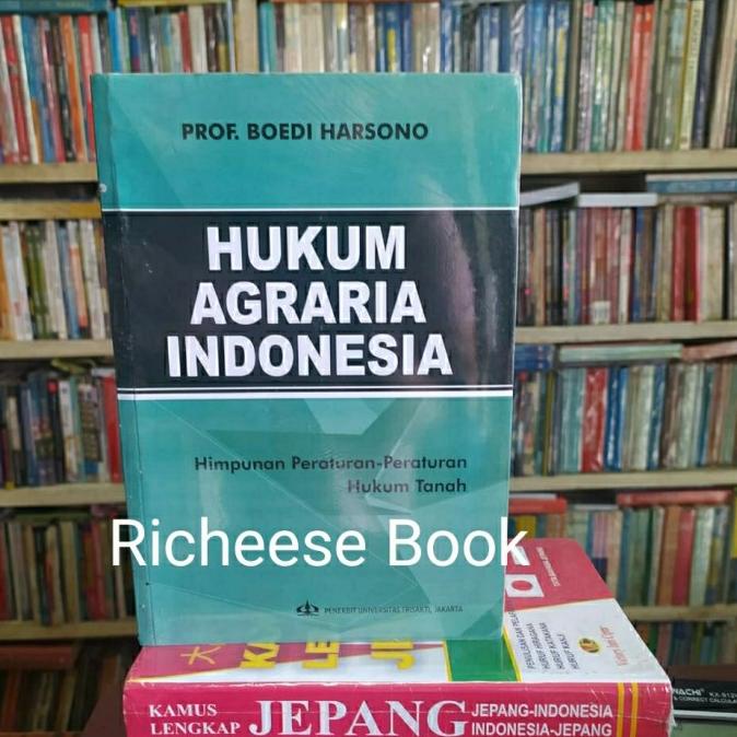Jual Buku Himpunan Peraturan2 Hukum Agraria Indonesia ori Boedi Harsono ...