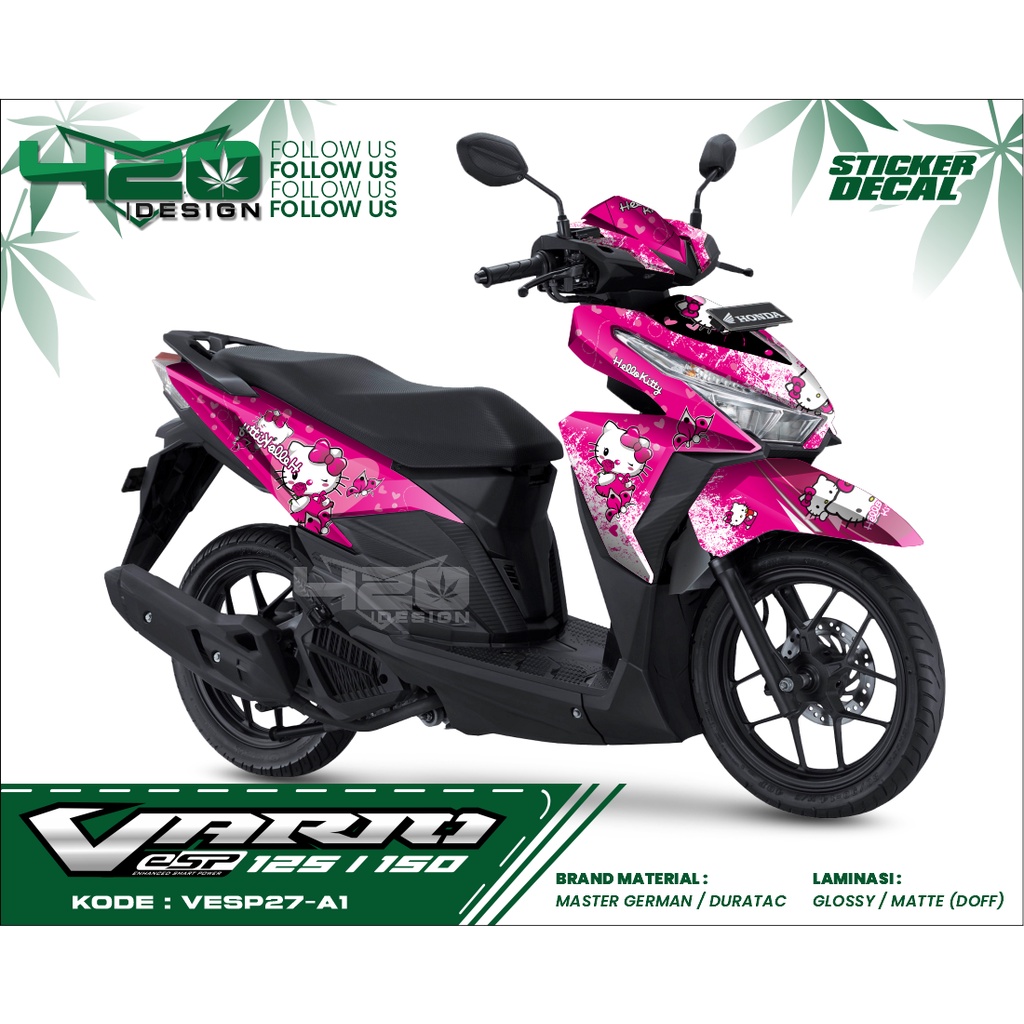 Jual Sticker Decal Full Body Motor Honda Vario ESP 125/150 - Sticker ...