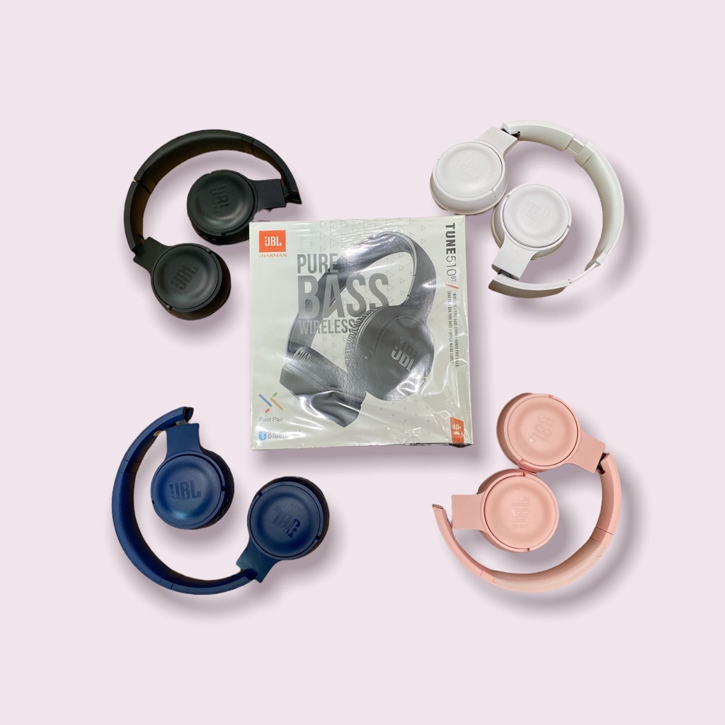 Jual bluetooth jbl tune 510 pure bass sound wireless headphone 510BT ...