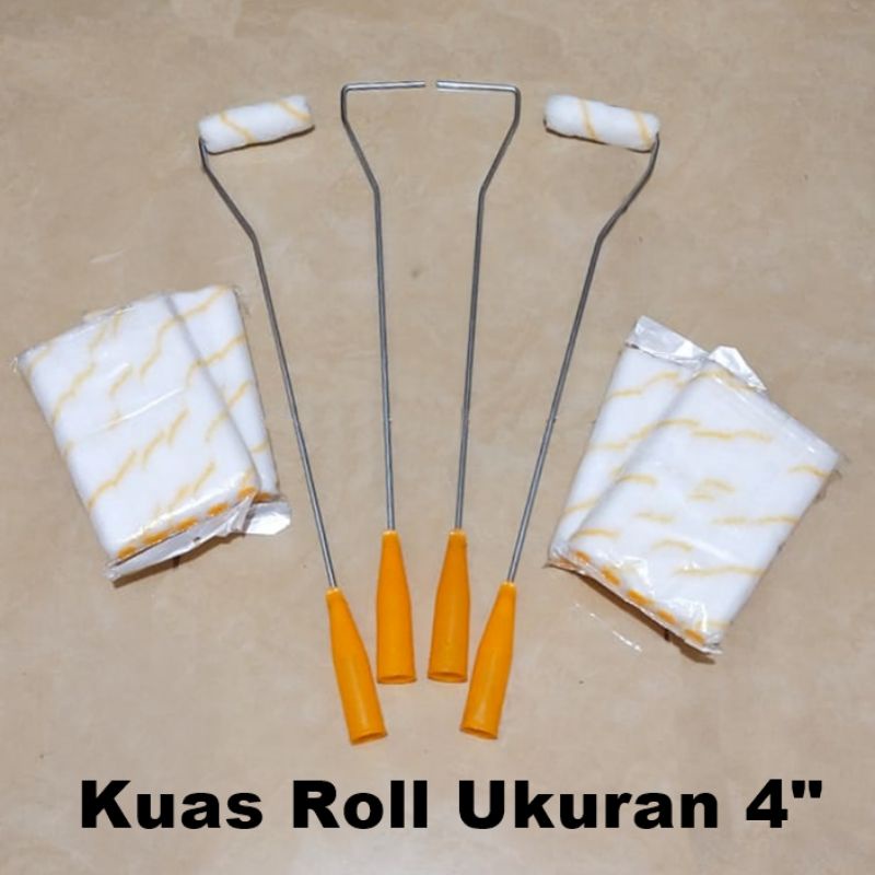 Jual KUAS ROLL KAPAL / KUAS ROLL 4 IN / ROLL KAPAL | Shopee Indonesia