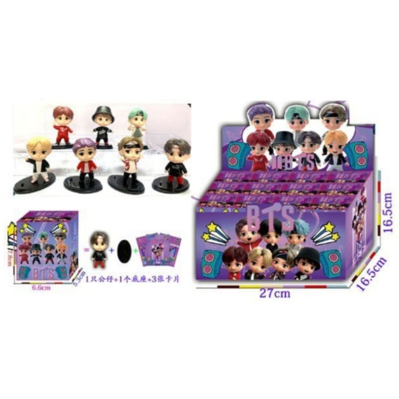 Jual Blind Box Mainan Action Figure BTS - Miniatur Pajangan - Koleksi ...