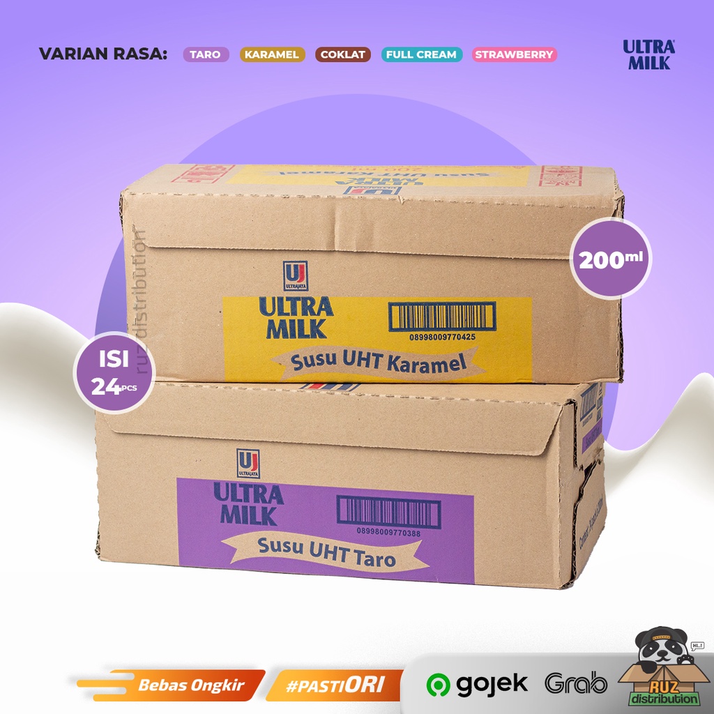Jual Susu Ultra Milk 200ml 1 Dus - 1 Karton Isi 24pcs | Shopee Indonesia